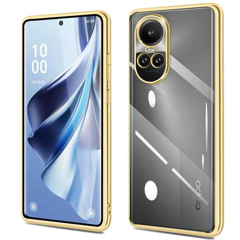 Majiyana に適合するOPPO Reno 5 A用 ケース クリア 耐衝撃保護 軽量 高い透明TPUバンパー【対応機種·ワイヤレス充電対応】for for OPPO Reno 10 PRO 5g スマートフォン専用保護カバー 。注文前...