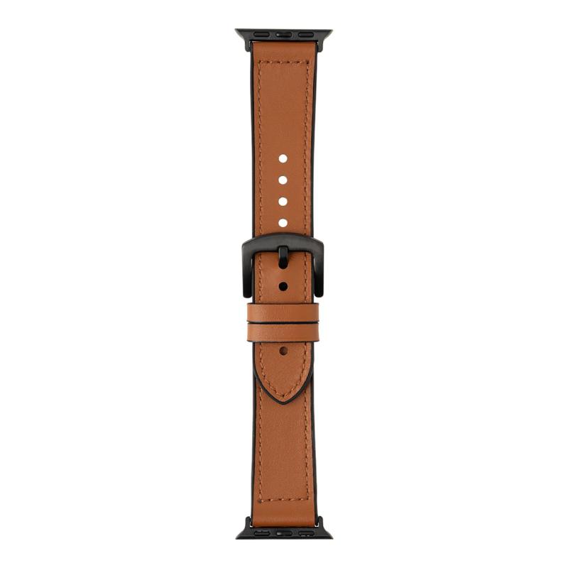 [ルプラス] Apple Watch 42/44/45/49mm バンド 「CORVIN」 裏面ラバーレザーバンド