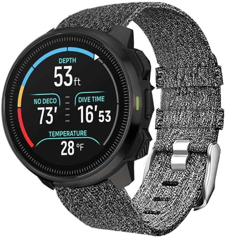 [Lamshaw] for SUUNTO OCEAN スマートウォッチ 交換バンド, 20mm 22mmナイロン 交換バンド 柔らか ベルト 対応 SUUNTO OCEAN, RACE, RACE S, VERTICAL, 9 PEAK, ...