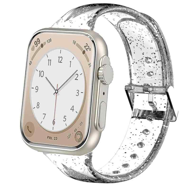 [Lamshaw] for LOVAME R68 スマートウォッチ, クリアシリコンバンド 22mm 透明なウォッチベルト 柔らかいベルト かわいいバンド 対応 LOVAME R68 1.91インチ スマートウォッチ【対応機種】:LOVAM...
