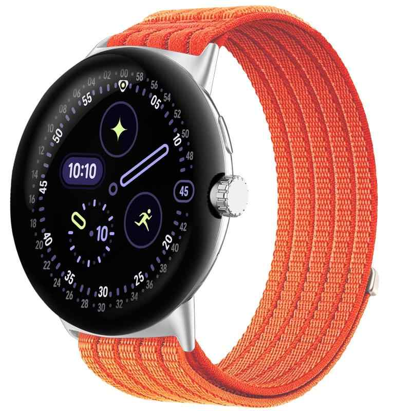 [ShinKin] ナイロンバンド Google Pixel Watch 4・3・2・1 (41 mm) / Google Pixel Watch 4・3 (45 mm) 対応 交換ベルト 編組 軽量 柔らかい 快適 通気性 耐汗性 マジッ...