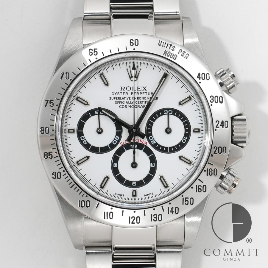 鑑定士からの一言使用に伴うスレや小キズはございますが、ケースは太くしっかりとした印象の良い個体です。 箱、保証書、シリアルタグ、デイトナ冊子等付属品も充実しておりますので、A番エルプリデイトナをお探しの方にオススメの一本です。 セミヴィンテ...