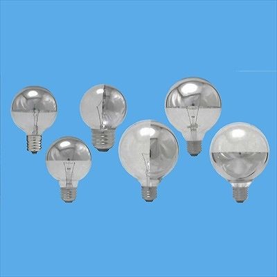 商品詳細サイズ商品説明【仕様】 ●ガラス球 ●仕上:シルバーTミラー ●径(mm):50 ●全長(mm):72 ●口金:E26 ●定格電圧(V):105 ●定格消費電力(W):25 ●定格寿命(h):1500 【用途】 ●間接照明、店舗、レ...
