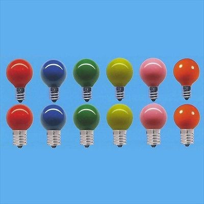 商品詳細サイズ商品説明【仕様】 ●ガラス球 ●仕上:レッド ●径(mm):30 ●全長(mm):46 ●口金:E17 ●定格電圧(V):110 ●定格消費電力(W):10 ●定格寿命(h):3000 【用途】 ●電飾用。 【特長】 ●主に電...
