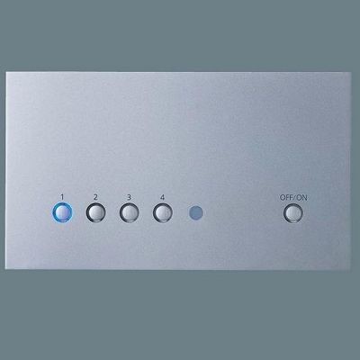 商品詳細サイズ商品説明 【特長】 複数のあかりをボタン一つでコントロールできます。 ●お好みのあかりパターンを記憶し、ワンタッチで切替ができます。 ●全ての回路がマルチ負荷に対応しているため、接続する負荷を気にせずプランできます。 ●親器2...