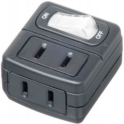 商品詳細サイズ商品説明 【特長】 ●コンパクトサイズなのでスペースを気にせずに配線できます。 ●コードを抜かずに電源をONOFFできる、節電に便利なスイッチ付きです。 【仕様】 ●カラー:黒 ●個口数:2 ●定格入力:125V 15A 合計...