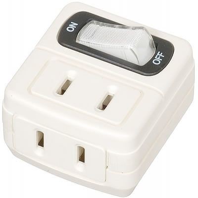 商品詳細サイズ商品説明 【特長】 ●コンパクトサイズなのでスペースを気にせずに配線できます。 ●コードを抜かずに電源をONOFFできる、節電に便利なスイッチ付きです。 【仕様】 ●カラー:白 ●個口数:2 ●定格入力:125V 15A 合計...