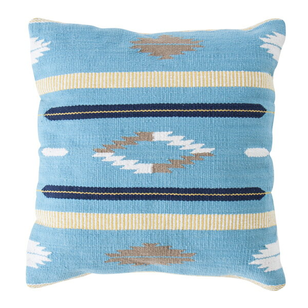 【サイズ】幅 45 X 奥行 45 X 高さ 16 【材質】 コットン　 【原産地】 インド　　 【商品重量】 1．0kg 置くだけ、カンタン！お手軽に模様替え。 鮮やかな配色のクッション。 オシャレで気分が明るくなるアイテムです！ 手軽に...