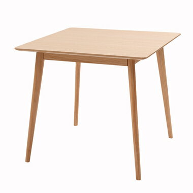 どんなインテリアにも合わせやすい、シンプルなスクエアテーブル。 省スペース向けのサイズながら、2人使いでもゆったりと食事ができる80角サイズです。 商品名スクエアテーブル サイズW80×D80×H72 材質合成樹脂化粧繊維板 天然木(パイン...