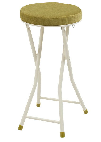 人気の折りたたみスツールにハイバージョンが登場。コンパクト感はそのままに、カウンターや高めのテーブルなどにピッタリのサイズです。商品の仕様について【サイズ】W30×D31.5×H60(折りたたみ時:W30×D9×H80)【材質】スチール(粉...