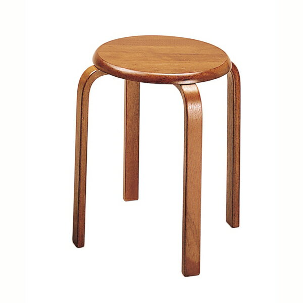 ○スタッキング可能（6脚まで）商品管理番号 W-1030(BR) サイズ 商品サイズ：W330XD330XH440mm 座面サイズ:φ330mm 素材 座：天然木　塗装 脚：成型合板　塗装 ブランド 弘益送料無料北海道・沖縄・離島を含む(一...