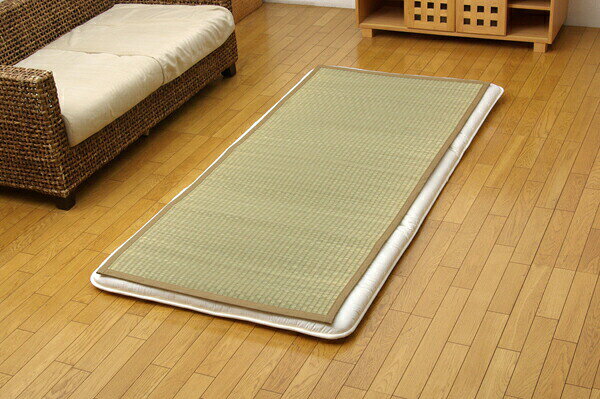 純国産 沖縄ビーグの寝ござ　 『ざわわ』　ダブル　約128×200cm 　　　　　　　　　　　　　↓純国産沖縄ビーグのネゴザ　「ざわわ」はこちら↓ ※画像はシングルサイズです。（布団は商品に含まれません。） 純国産　沖縄ビーグのネゴザ　「ざ...