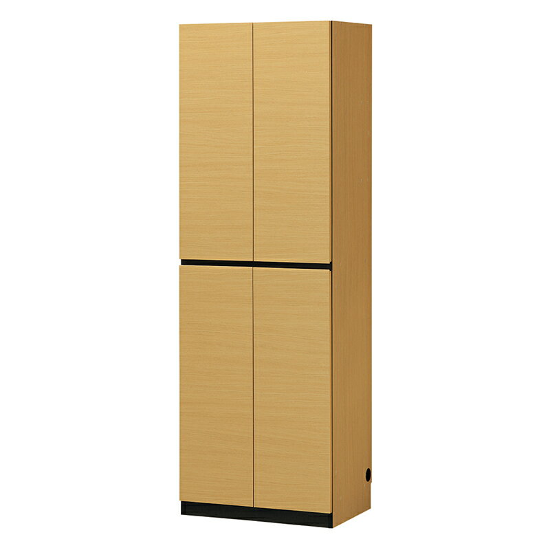 壁面収納スライド棚付きキャビネット幅60cm。ポルターレ（POR)シリーズの商品との組み合わせで大型壁面収納になります。ナチュラルブラウン。 壁一面をハイグレードな収納に、豊富なバリエーションで様々な組み合わせを選択できます。 幅60cmの...