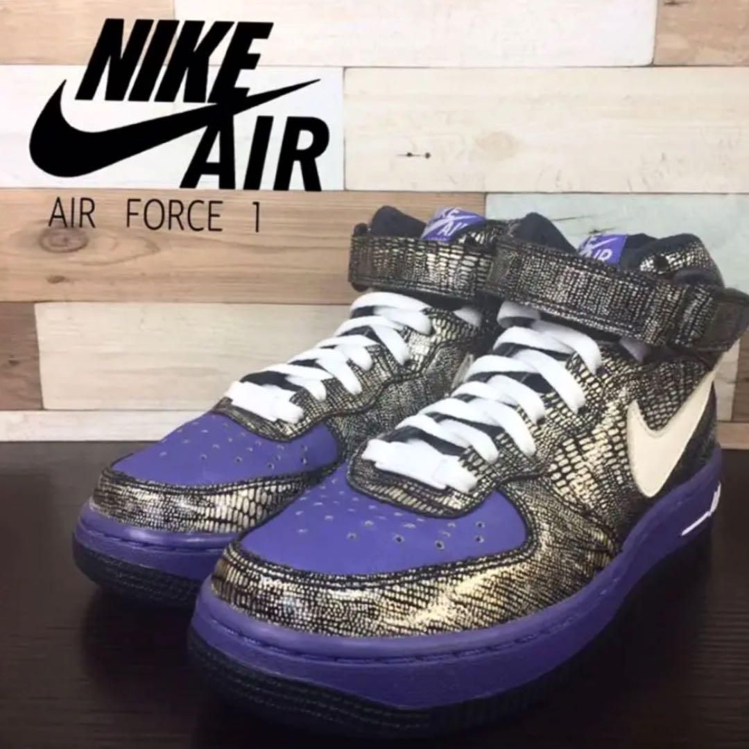 【ブランド】NIKE【商品名】ナイキ エアフォース1 ミッド 07 【サイズ】23cm【メーカー品番】366731-411【カラー】OBSIDIAN/WHITE-PERSIAN VIOLET【商品説明】トレンディーなバイオレットパープルにウ...