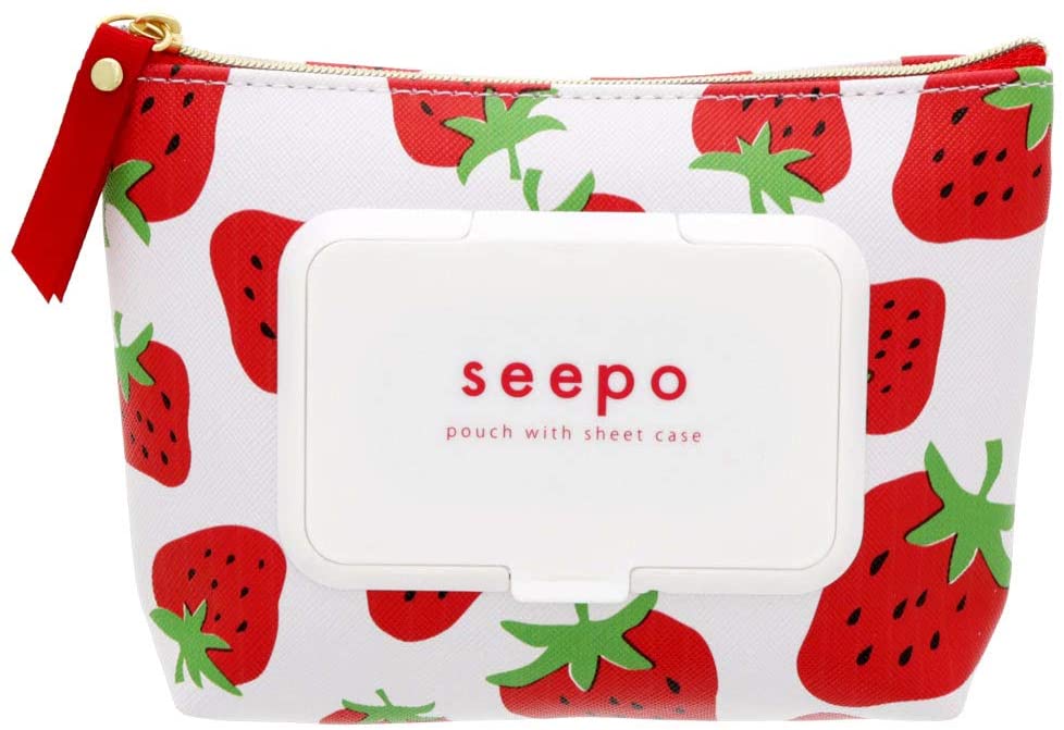 【シリーズ】かばんの中にコンパクトに収まるミニサイズのseepo+ 【特長】外フタからウェットティッシュ、裏面からはティッシュを取り出すことが可能 【仕様】ポーチ内にシートをセットできる内袋が有り乾燥を防ぐ 【ポーチサイズ】W170×H12...