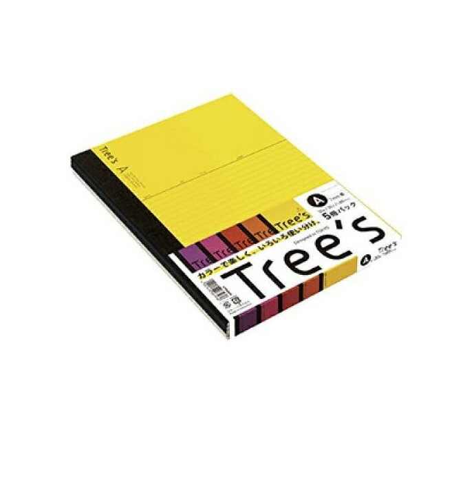 スタンダードノートシリーズ『Tree`s』 『Tree's』は、日々の生活の中で、ノートをより便利により楽しく お使いいただくことを目指し、豊富なカラーバリエーションを取り揃えました。 【本体サイズ】セミB5(W179×H252mm) 【本...