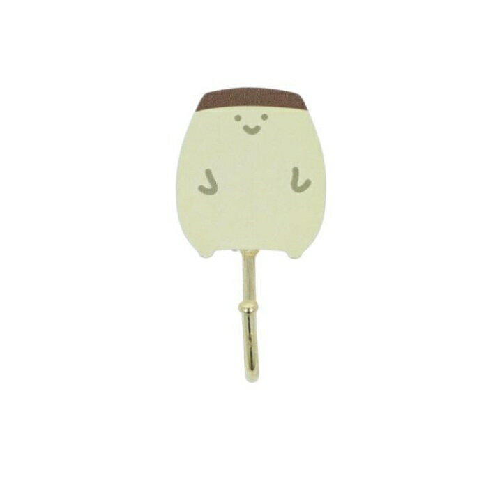 ほっこり癒されるお文具さんたちのお文具 【特長】鍵などのちょっとした物を掛けるのに便利なマグネットフックです。 【注意】磁気カード、パソコン、時計などの磁気を嫌うものに近づけないでください 【サイズ】45mm×55mm×25mm 【材質】木...