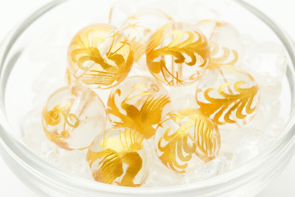 【仕様】直径：約12mm穴径：約1.2mm【原産地】ブラジル[朱雀]南の守護神が「朱雀」です。翼を広げた華やかな姿の鳥であり、色は赤、火を司ります。季節は夏です。【パワーストーン】水晶：万能のパワーストーンとしてお馴染みです。邪気祓い、場の...