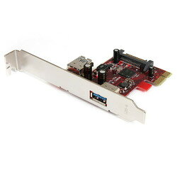 内部用および外部用のSuperSpeed USB 3.0ポートをPCに1口ずつ増設●内部1ポート、外部1ポートのUSB 3.2 Gen 1増設カード ●最大5Gbpsのデータ転送速度に対応 ●UASP(USB Attached SCSI P...