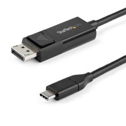 USB-C - DisplayPort 1.2ケーブル。(接続、変換、拡張、分離、切換えを行うIT、 A / Vプロフェッショナルのためのパーツを製造しています StarTech.com（スターテック.com）)●4K60Hz、HBR2、H...