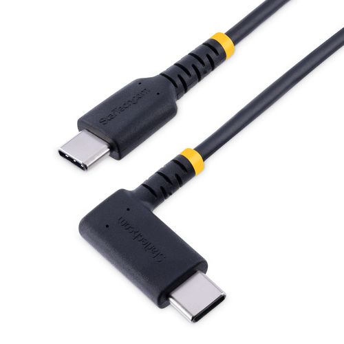 高耐久L型右向きUSB-Cケーブル。USB周辺機器の接続&充電に使用でき、デバイスにぴったり沿ってケーブルの引き回しが可能。(接続、変換、拡張、分離、切換えを行うIT、 A / Vプロフェッショナルのためのパーツを製造しています StarT...
