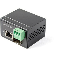 ギガビットSFPとPoEデバイスに電力を供給し、光ファイバー経由でギガビットイーサネット接続を変換・延長●ネットワークを拡張し、光ファイバーを銅線に変換する光ファイバー - イーサネットメディアコンバーター ●IEEE 802.3af(Po...