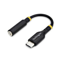 USB Type-C対応のPCやモバイルデバイスに3.5mmオーディオ出力機能を追加●USB Type-C対応デバイスに有線イヤホンを接続できるUSB-C - 3.5mmオーディオアダプター ●32ビットDAC内蔵でハイファイオーディオに対...