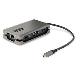 4K60Hz HDMIまたはVGA出力、USBハブ、イーサネット、100W PD機能を搭載し、作業効率の良いデスクトップ環境を構成。32 cm長尺ケーブル付●USB-C接続シングルモニター対応マルチポートアダプター ●4K60Hz HDMI...