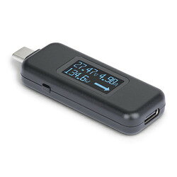 USB-C電源の接続テストおよび検証が可能なコンパクトサイズの双方向USB-C電流電圧テスター。最大240W PD EPR、DP Altモード、USB PD 3.…●電圧、電流、ワット数を測定できる双方向対応USB-C電流電圧テスター ●最...