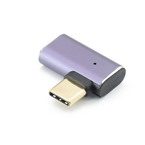 PD EPR240W対応Type-C変換コネクタ※こちらは【取り寄せ商品】です。必ず商品名等に「取り寄せ商品」と表記の商品についてをご確認ください。◇PD EPR240W対応Type-C変換コネクタ 直角L型FLAT◇水平方向に向きを変換す...