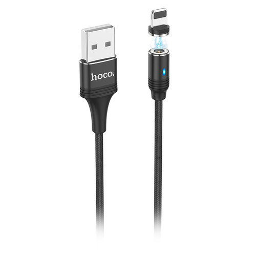 コネクタとケーブルをマグネットの力で簡単に脱着することができる充電専用ケーブル※こちらは【取り寄せ商品】です。必ず商品名等に「取り寄せ商品」と表記の商品についてをご確認ください。◇hoco U76 マグネットケーブル for iOS ブラッ...