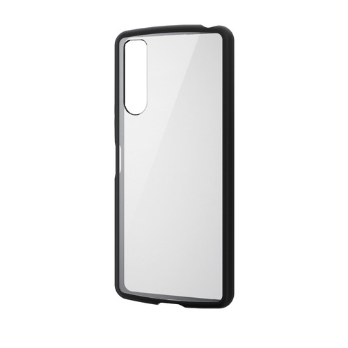 Xperia 10 V (SO-52D/SOG11) ケース ハイブリッド 衝撃吸収 軽量 薄型 背面クリア ブラックXperia 10 V ケース ハイブリッド 衝撃吸収 軽量 背面クリア ブラック。■全周に配置した独自設計のエアークッシ...