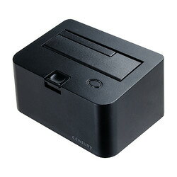 USB10Gbps、Type-C接続対応 HDD/SSDをそのまま上から差し込める外付けクレードル■2.5インチ&3.5インチSATA HDD/SSD対応のクレードル■ネジや工具は不要となり、ドライブを上から差し込むだけで簡単に素早く接続、...