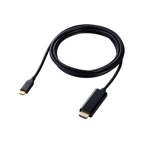 HDMI(R)ポート搭載のディスプレイなどに映像を出力できる変換ケーブルです。USB Type-C(TM)ポート搭載スマートフォンなどの映像信号を、HDMIポート搭載ディスプレイなどに映像を出力するこ※こちらは【取り寄せ商品】です。必ず商品...