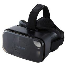 スマホでまるでその場にいるかのようなVR(バーチャルリアリティ)体験。カラー：ブラック サイズ：約W178.0*D135.0*H96.0mm(バンド部除く) 重量：約248g 材質：本体:PC+ABS、光学レンズ:アクリル、ヘッドバンド:ポ...