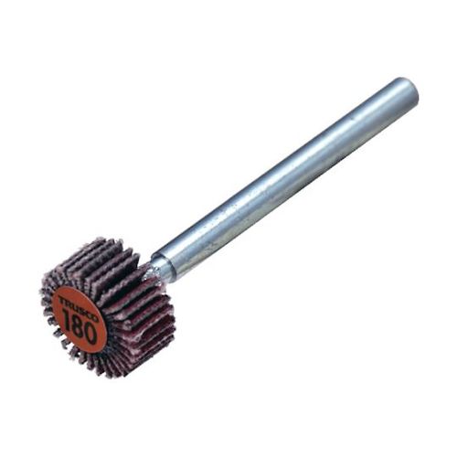 セラミックフラップホイール 軸径3mm #180 外径10×幅5×軸長30 （10個入） TCF1005-CE-180 ※こちらは【取り寄せ商品】です。必ず商品名等に「取り寄せ商品」と表記の商品についてをご確認ください。セラミックフラップホ...