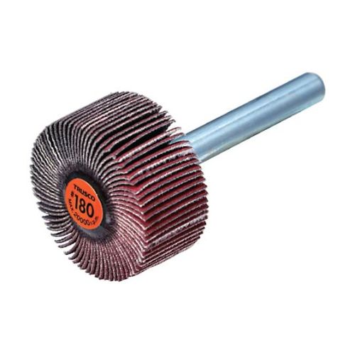 セラミックフラップホイール 軸径6mm #180 外径30×幅15×軸長40 （5個入） TCF3015-CE-180 ※こちらは【取り寄せ商品】です。必ず商品名等に「取り寄せ商品」と表記の商品についてをご確認ください。セラミックフラップホ...