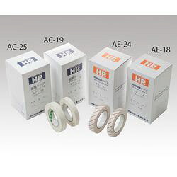 HPSP(R)滅菌テープ 25mm×55m 9巻入 (1箱(9巻入り)) オートクレーブ内で所定の時間・温度になると、白から黒褐色の斜線が鮮明に浮き出てきます。滅菌工程がひと目でわかります。※こちらは【取り寄せ商品】です。必ず商品名等に「取...