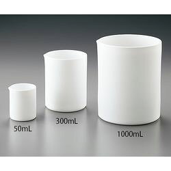 PTFEビーカー 1000mL (1個) ※目盛りは付いていません。※製品の特性上、仕上がり寸法値にはバラつきが発生します。耐薬品性・耐熱性に優れたフッ素樹脂製です。※こちらは【取り寄せ商品】です。必ず商品名等に「取り寄せ商品」と表記の商品...