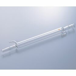 共通摺合冷却器 リービッヒ冷却器 透明摺合24／40 (1本) 材質：硼珪酸ガラス-1。外筒長：300mm。ゴム止め：8mm。透明摺合。摺合：24/40。※特注対応可。 。※こちらは【取り寄せ商品】です。必ず商品名等に「取り寄せ商品」と表記...