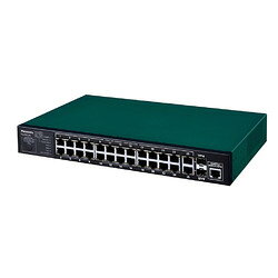 24ポートL2スイッチングハブ※こちらは【取り寄せ商品】です。必ず商品名等に「取り寄せ商品」と表記の商品についてをご確認ください。ファンレス設計。10/100/1000BASE-T×24ポート。SFP 2スロット。VLAN、SNMP、QoS...