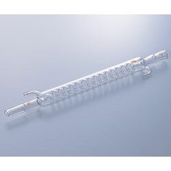 共通摺合蛇管冷却器 グラハムタイプ 透明摺合19／38 (1本) 材質：硼珪酸ガラス-1。外筒長：300mm。ゴム止め：8mm。透明摺合。摺合：19/38。※特注対応可。 。※こちらは【取り寄せ商品】です。必ず商品名等に「取り寄せ商品」と表...