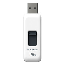 気軽に使えるUSB2.0。便利なスライド式。※こちらは【取り寄せ商品】です。必ず商品名等に「取り寄せ商品」と表記の商品についてをご確認ください。[容量]128GB [タイプ]USBフラッシュメモリ [インターフェース]USB2.0対応 [対...