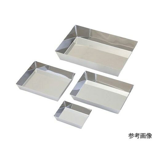 角が鋭角なバットです。※こちらは【取り寄せ商品】です。必ず商品名等に「取り寄せ商品」と表記の商品についてをご確認ください。ステンレス直角バット（Rレス） 500×330×100mm (1個)。角が鋭角なバットです。外寸法（mm）：500×3...