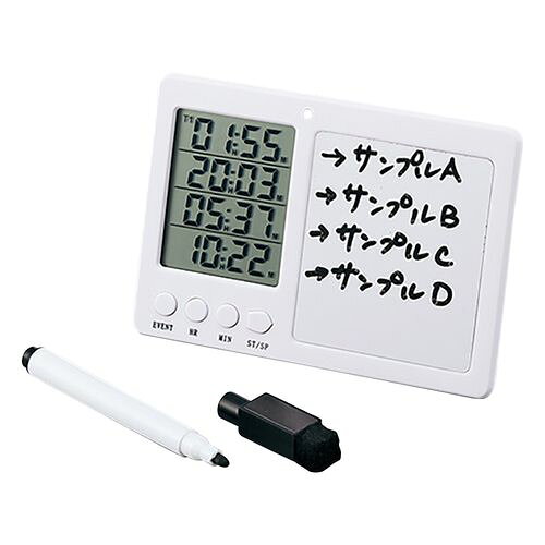 4つの独立タイマーです。※こちらは【取り寄せ商品】です。必ず商品名等に「取り寄せ商品」と表記の商品についてをご確認ください。最大設定時間：23時間59分。最小設定時間：時/分モード/1分〜23時間59分、分/秒モード/1分〜59分。サイズ：...