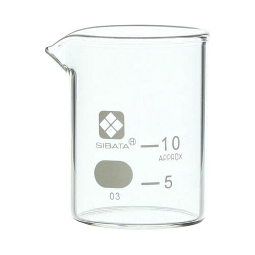 ビーカー 10mL (1個) 容量（mL）：10。胴径×全高（mm）：30×40。材質：硼硅酸ガラス-1。※こちらは【取り寄せ商品】です。必ず商品名等に「取り寄せ商品」と表記の商品についてをご確認ください。ビーカー 10mL (1個)。容量...