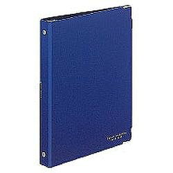文具 ＞ ノート ＞ ルーズバインダー（ファイルノート）。※こちらは【取り寄せ商品】です。必ず商品名等に「取り寄せ商品」と表記の商品についてをご確認ください。閉じやすく開きやすい、金属とじ具のB5・ミドルタイプ本体色・柄：ネイビーブルー。サ...