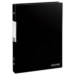 文具 ＞ ノート ＞ ルーズバインダー（ファイルノート）。金属製綴じ具の保存に適した便利なワイドタイプ金属製綴じ具の保存に適したバインダー。F．O．B　COOP。◆材質：表紙：P．P．シート　◆リーフ収納目安：140枚◆本体サイズ：W222...