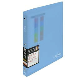 文具 ＞ ノート ＞ ルーズバインダー（ファイルノート）。※こちらは【取り寄せ商品】です。必ず商品名等に「取り寄せ商品」と表記の商品についてをご確認ください。ロジカルバインダーノート・たくさん入るワイドタイプ本体色・柄：ブルー。本体重量：2...