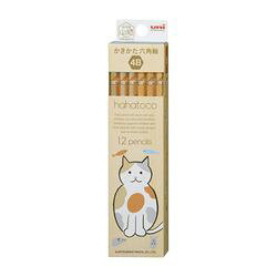 文具 ＞ 筆記具 ＞ 鉛筆。※こちらは【取り寄せ商品】です。必ず商品名等に「取り寄せ商品」と表記の商品についてをご確認ください。かきかた六角軸。学用鉛筆。紙箱鉛筆。hahatoco。ネコ柄◆本体サイズ：横198×縦47×厚さ17mm◆硬度：...